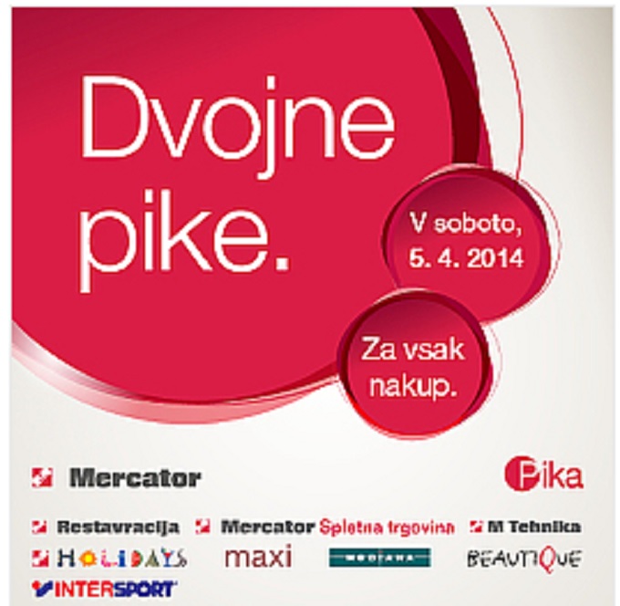 Dvojne pike v Mercatorju