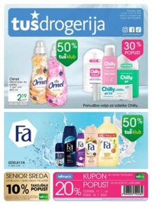 Tuš katalog drogerija do 2.8.